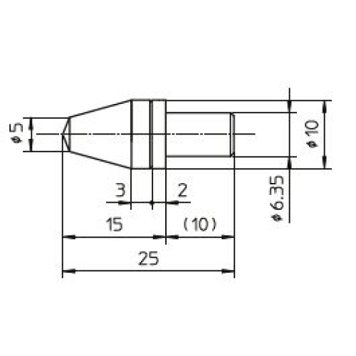 Diamond indenter for Vickers test with DAkkS calibration certificate ...